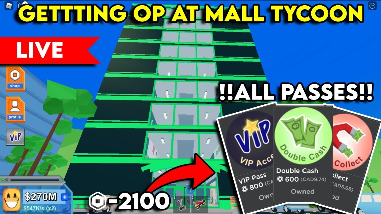PLAYING MALL TYCOON WITH FANS!!(Roblox) - YouTube
