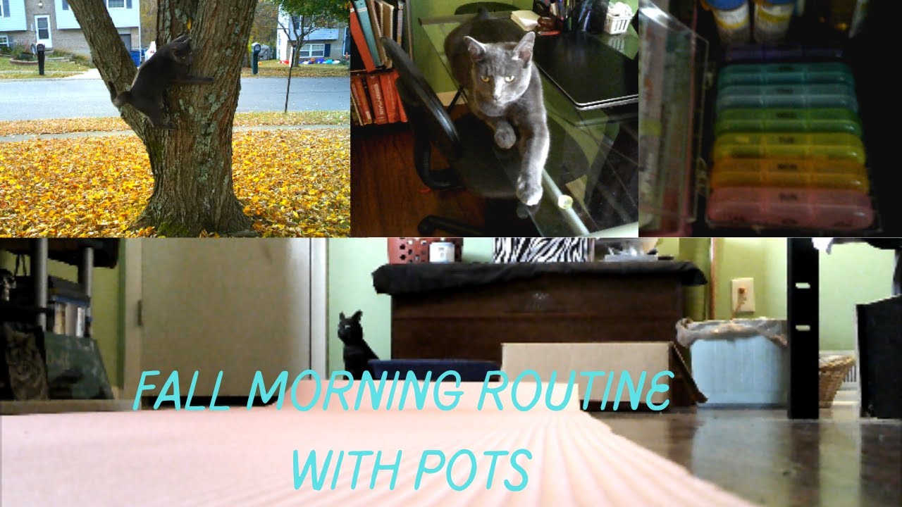 Fall Morning Routine with POTS | Chronic Illness Morning Routine - YouTube
