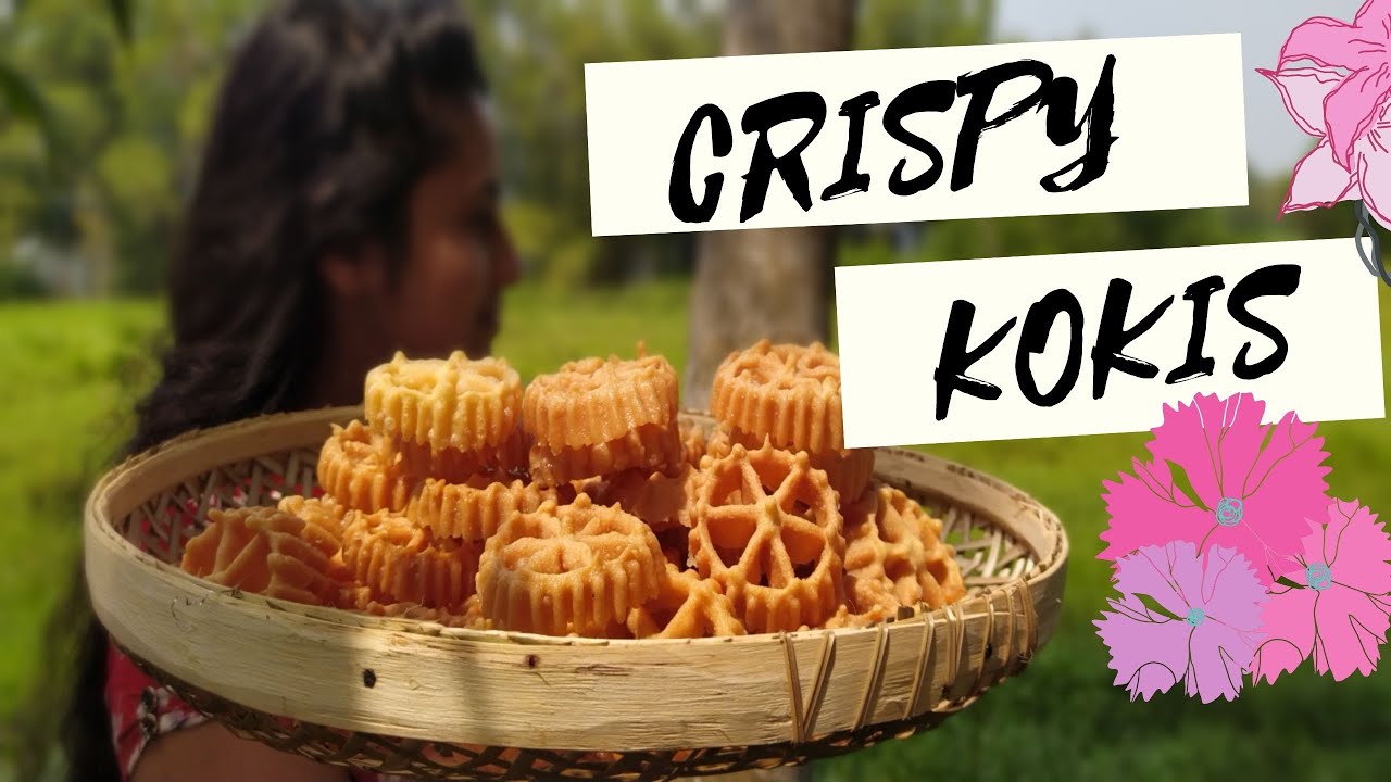 Kokis is a deep-fried, crispy Sri Lankan food made from rice flour ...