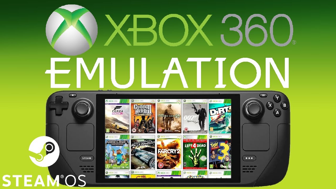 Steam Deck Emulation XBOX 360 Xenia Install & Setup Guide Tutorial # ...