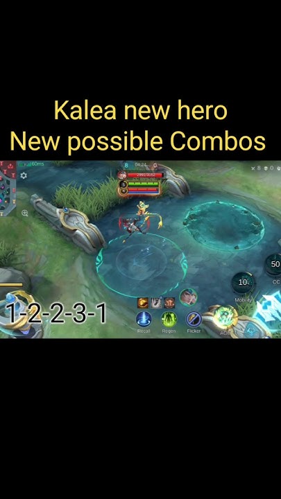 New hero Kalea Combos #MOBA55GoldenMonth #MOBA55Kalea #mlbb - YouTube