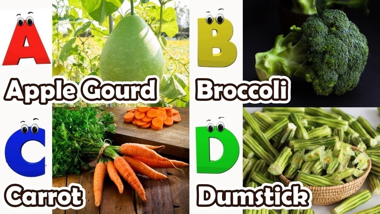 Vegetables ABC Song | Vegetables Alphabet Song | Phonics for Kids ...