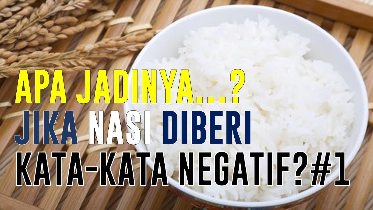 PERCOBAAN,REAL TANPA REKAYASA : Pengaruh Kata-Kata Positif dan Negatif ...