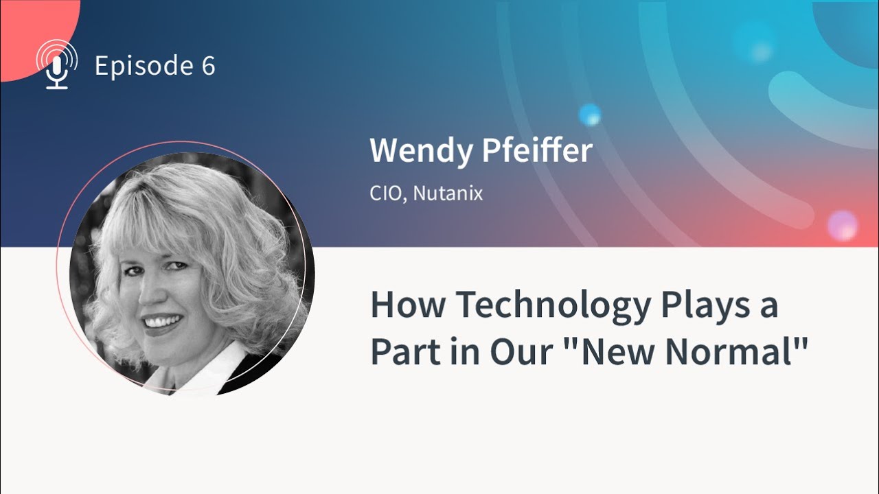 How technology plays a part in our “New Normal” - Wendy Pfeiffer - YouTube