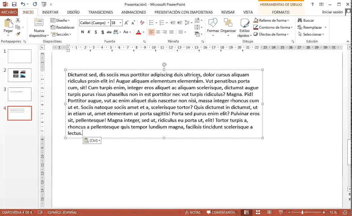 Curso de PowerPoint 2013 - PARTE 17 - Insertar Cuadro de Texto - YouTube