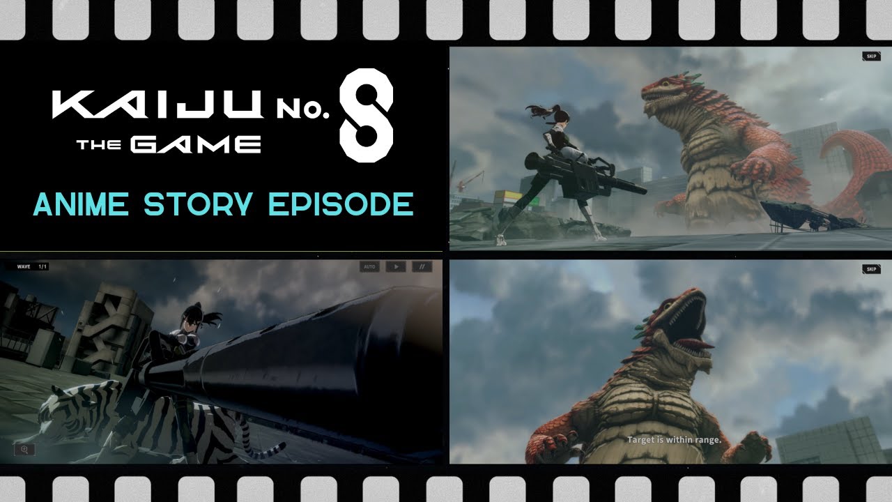 MINA ASHIRO FULL POWER | ANIME STORY EPISODE 1 | KAIJU NO. 8 THE GAME ...