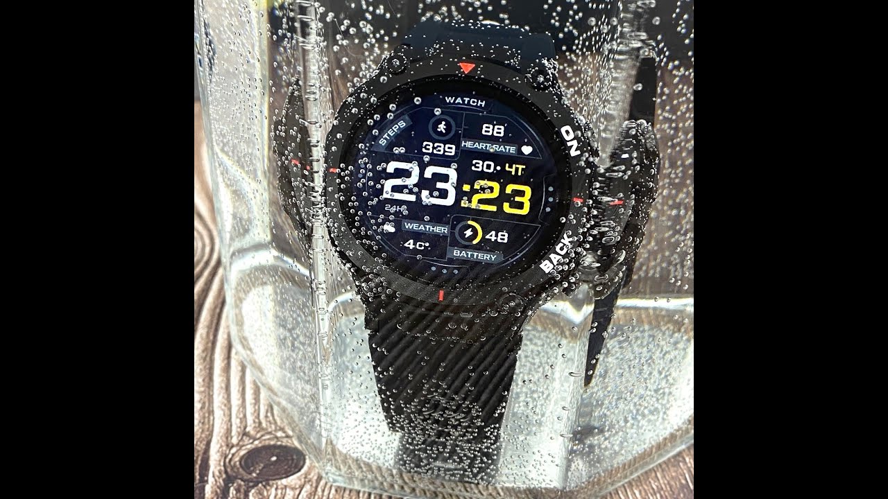 Розумний тактичний смарт годинник Smart watch Lemfo K37 з GPS - YouTube