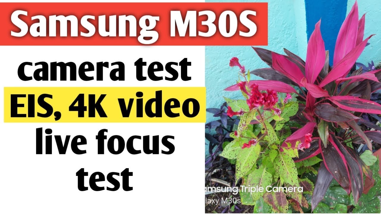 Samsung M30S camera test and video sample - YouTube