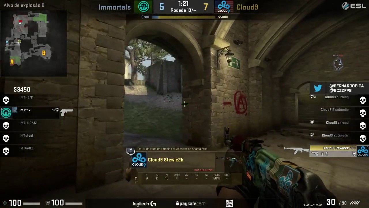 CS:GO - FNX INSANE 1v5 Deagle Clutch! - YouTube