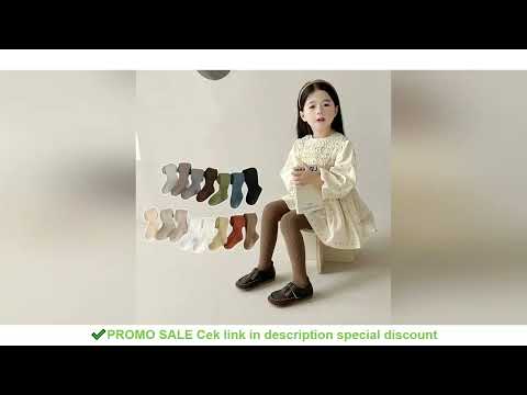 1-8 Yrs Kid Girl Tights Baby Stockings Autumn Spring Tights Child Pantyhose Cotton Pants Solid Color