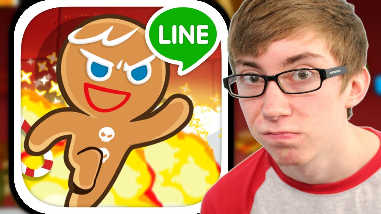 LINE COOKIE RUN (iPhone Gameplay Video) - YouTube