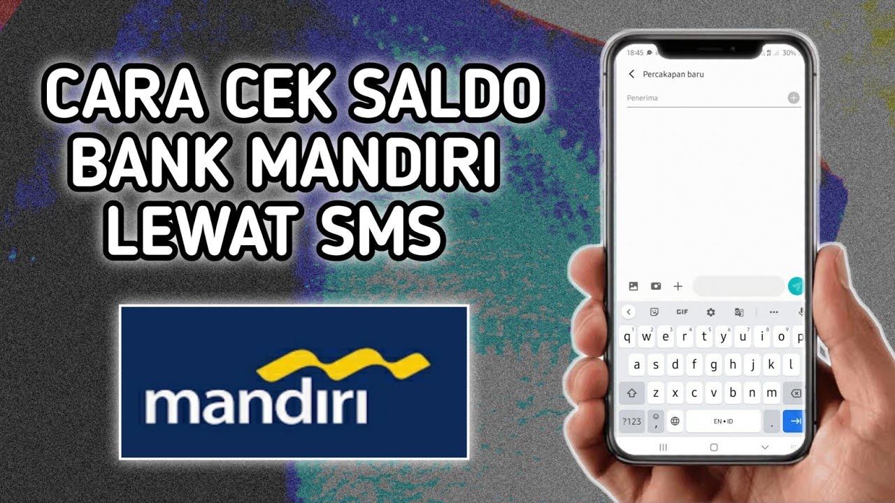 cara cek saldo bank mandiri lewat SMS - YouTube