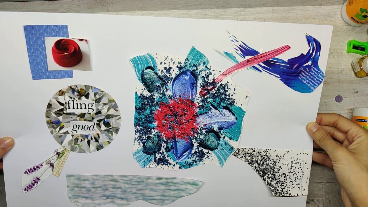 Expressive Art Collage - YouTube