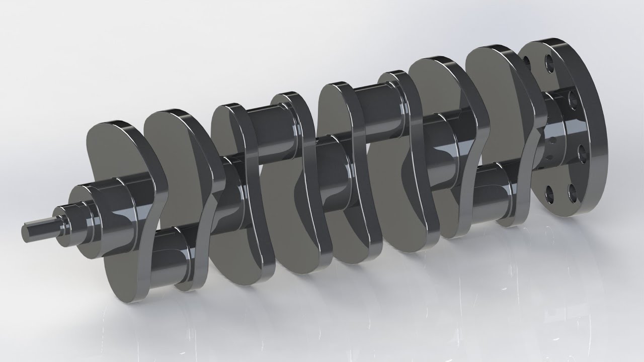 Inline Four Cylinder / I4 & Boxer four cylinder / B4 crankshaft ...