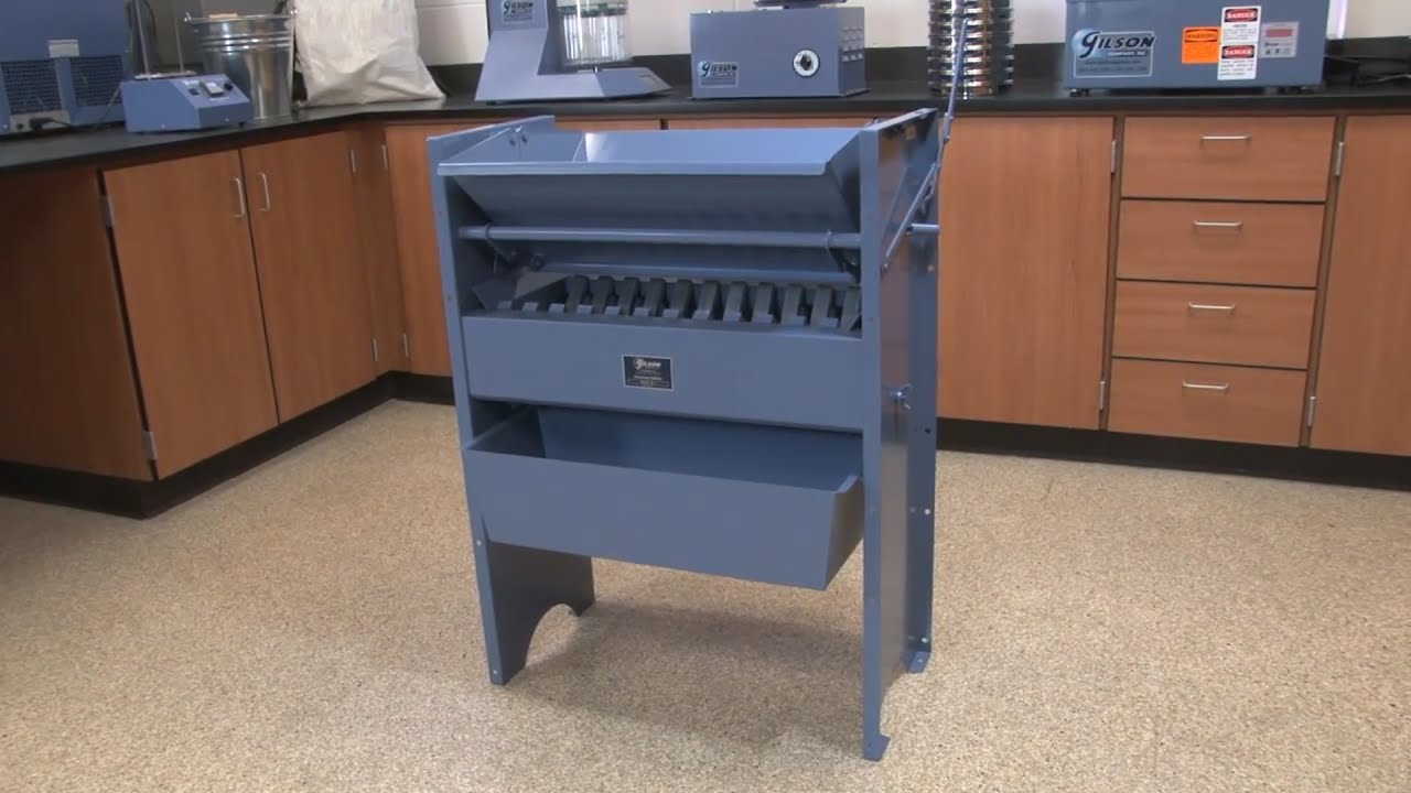 Gilson Universal Splitter, 1.0ft³ Hopper Capacity (SP-1) - YouTube