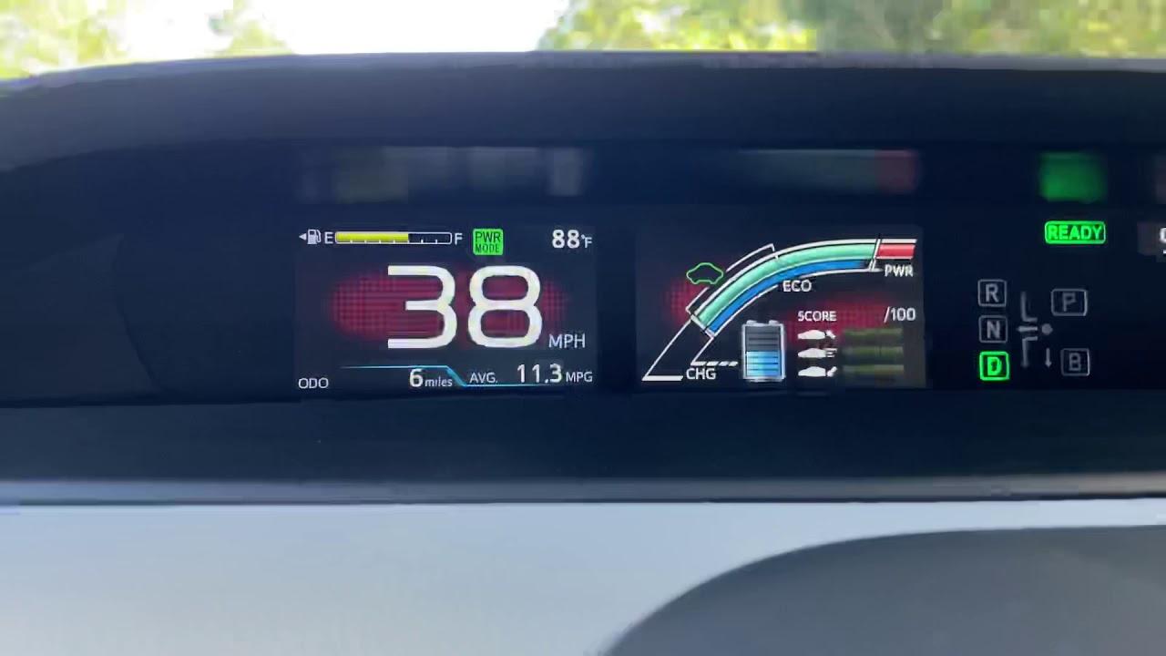 2020 Toyota Prius Limited 0-60 MPH Acceleration Test - YouTube
