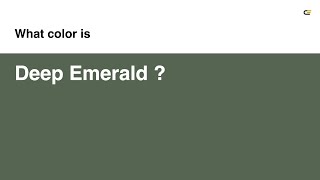 Deep Emerald color #556551 hex color - Green color - Warm color 556551