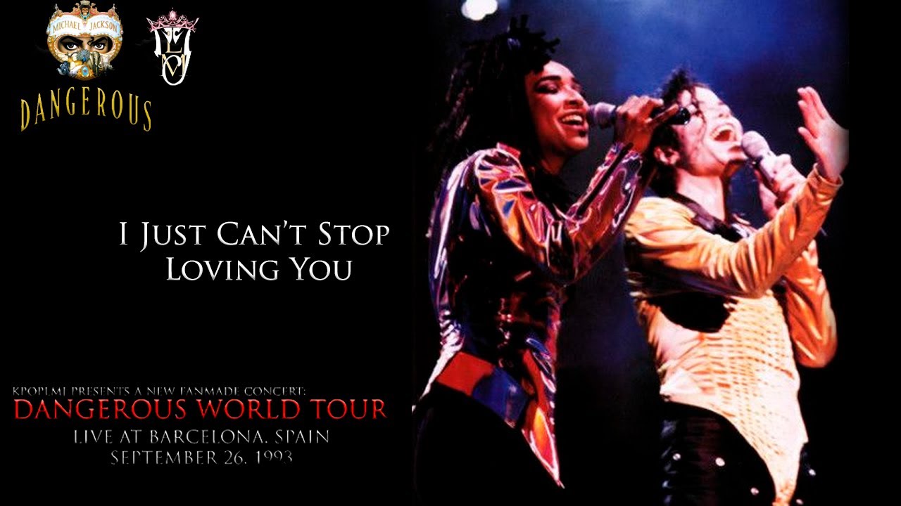 I JUST CAN’T STOP LOVING YOU - Dangerous World Tour (Fanmade) | Michael ...