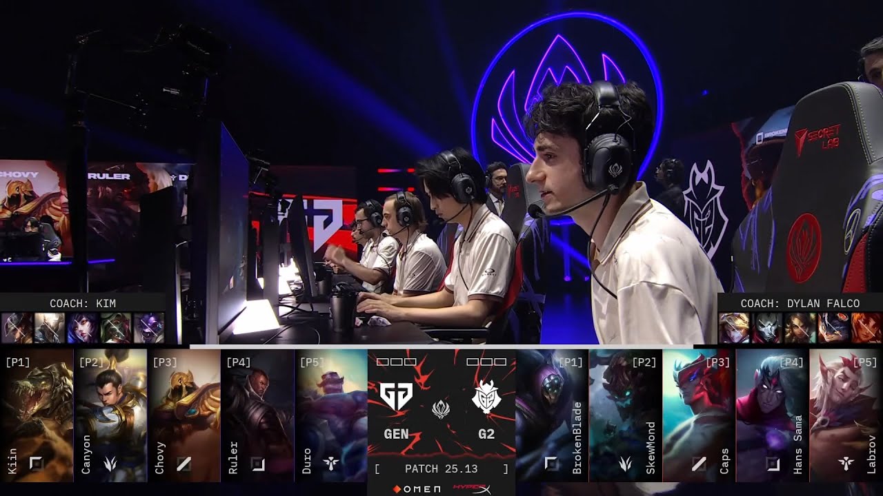 【2025季中冠軍賽】淘汰賽 GEN vs G2 #1 - YouTube