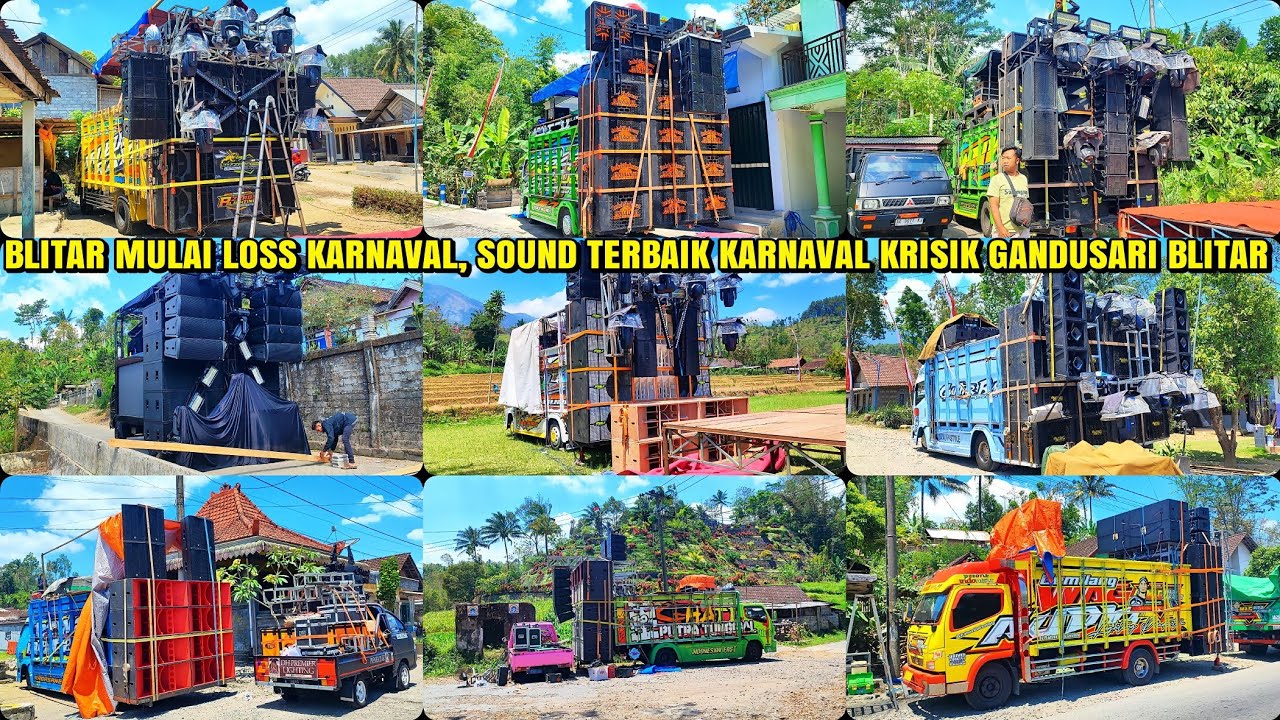 Karnaval Blitar mulai loss, Daftar hadir sound system karnaval krisik ...