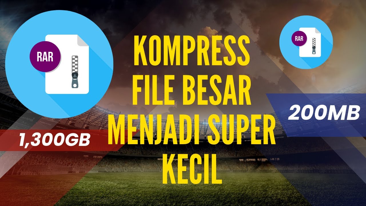 Cara Cepat Kompress File Ukuran Besar Menjadi sangat Kecil - YouTube