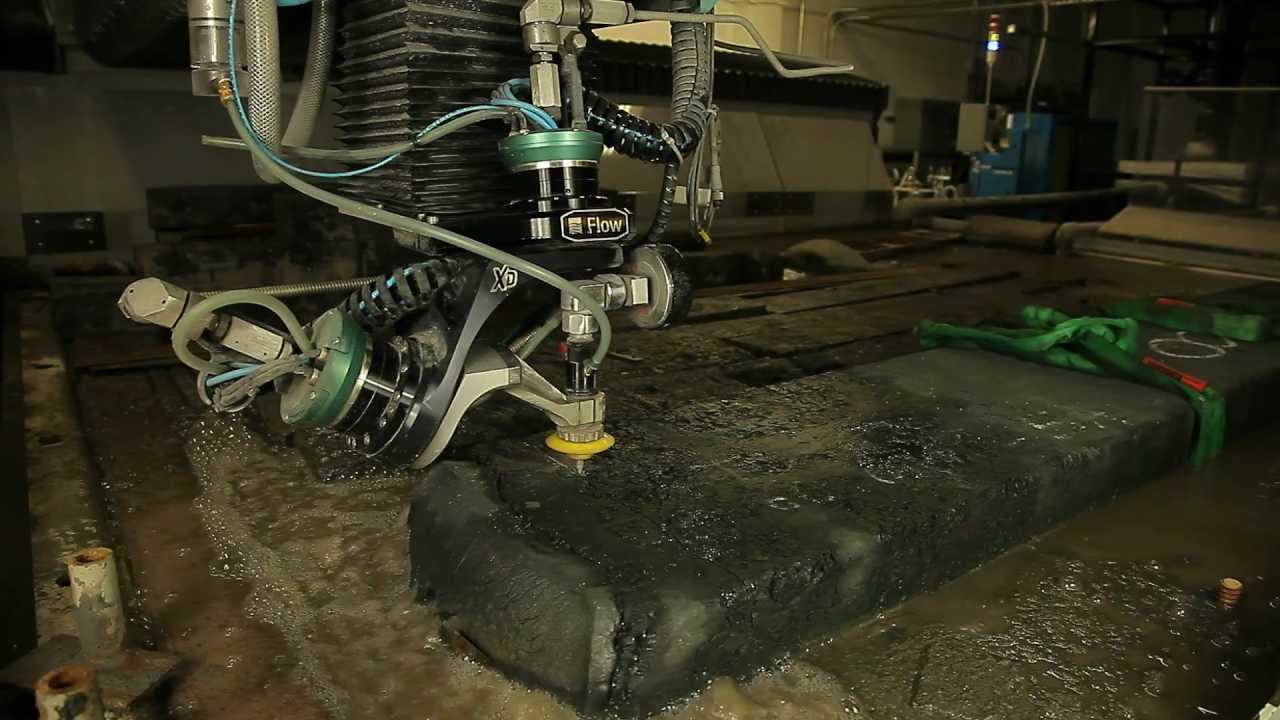 Flow Waterjet Demonstration - YouTube