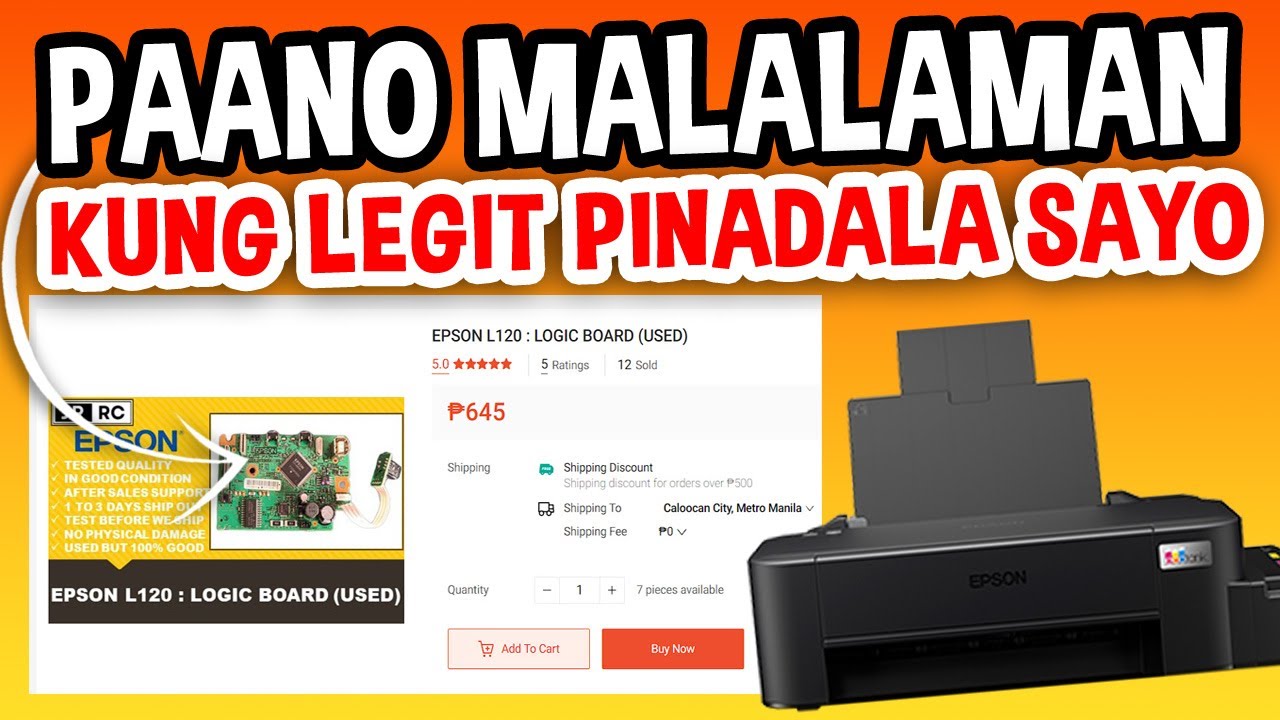 PAANO MALALAMAN KUNG GOODS ANG SELLER TAMA PINADALA SAYO MAIN BOARD NG ...