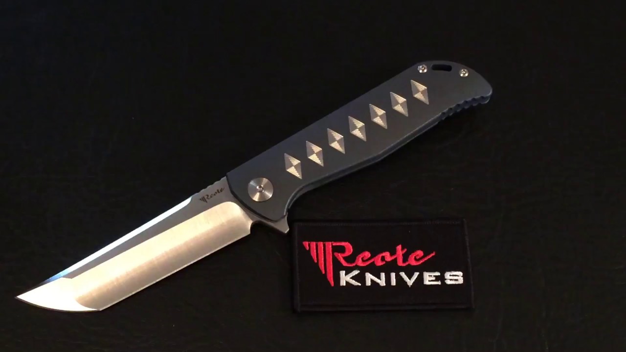 Reate Knives K-2 Blue/Silver Quick View - YouTube