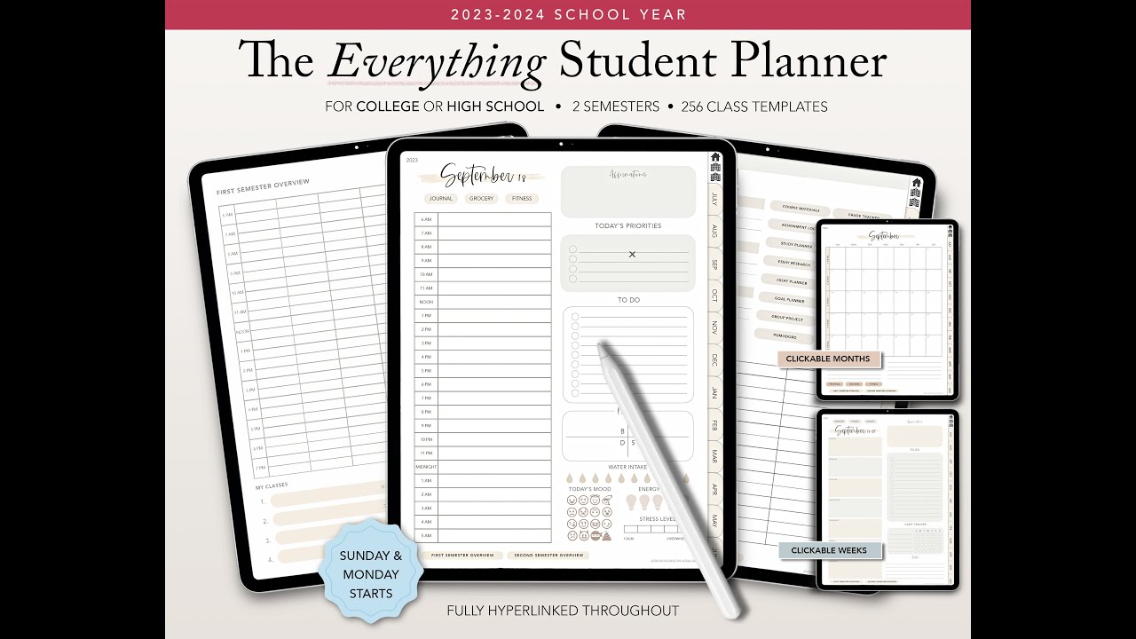 2023-2024 Student Planner - YouTube