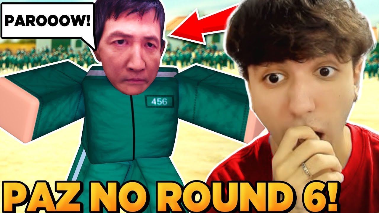 VIREI O PROTAGONISTA DO ROUND 6 NO ROBLOX! - YouTube