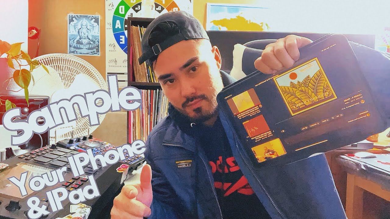 Sampling made easy: How to sample your phone / tablet into the Mpc live - YouTube