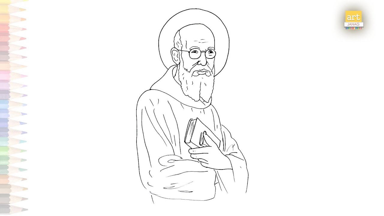 Saint Solanus Casey drawing video | How to draw Saint Solanus Casey ...