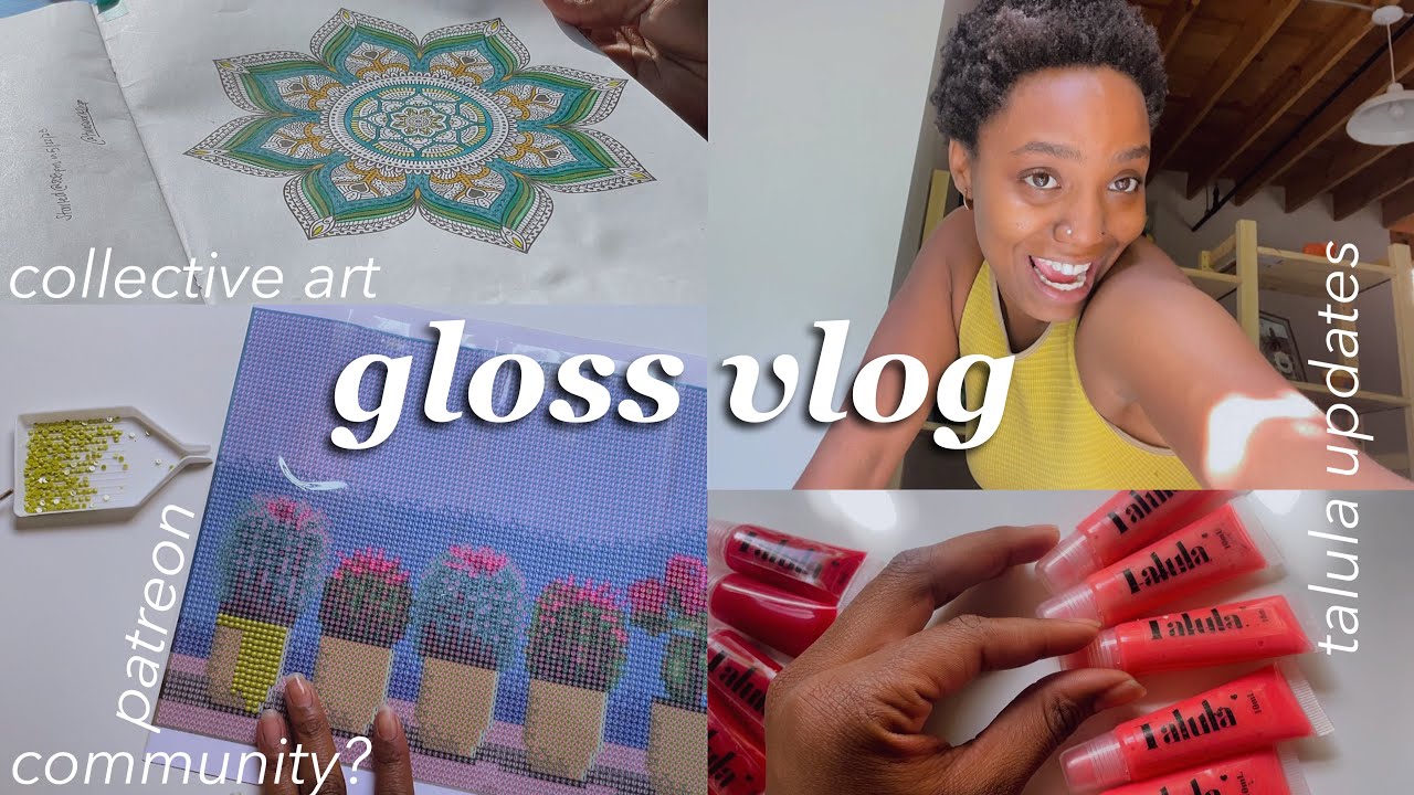 art + gloss vlog: 03 • collective art, talula is back + starting a ...