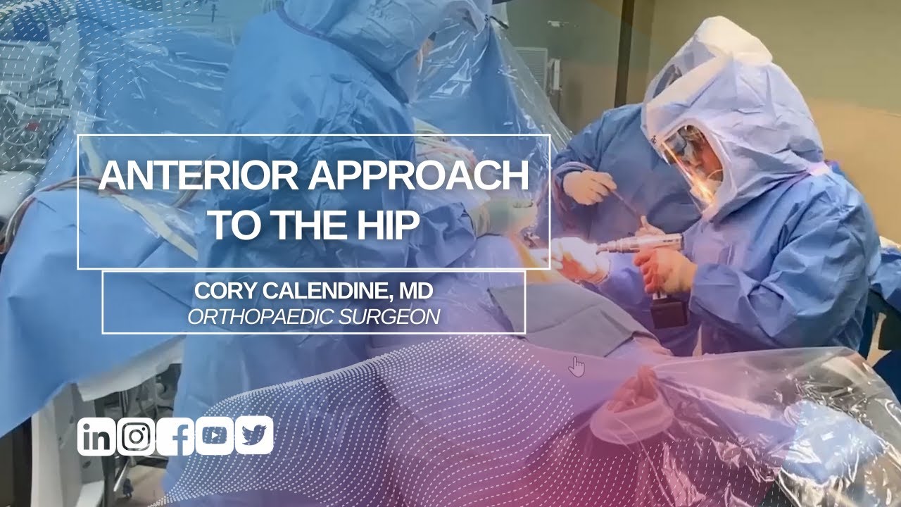 Direct Anterior Approach Total Hip Replacement Surgery - YouTube