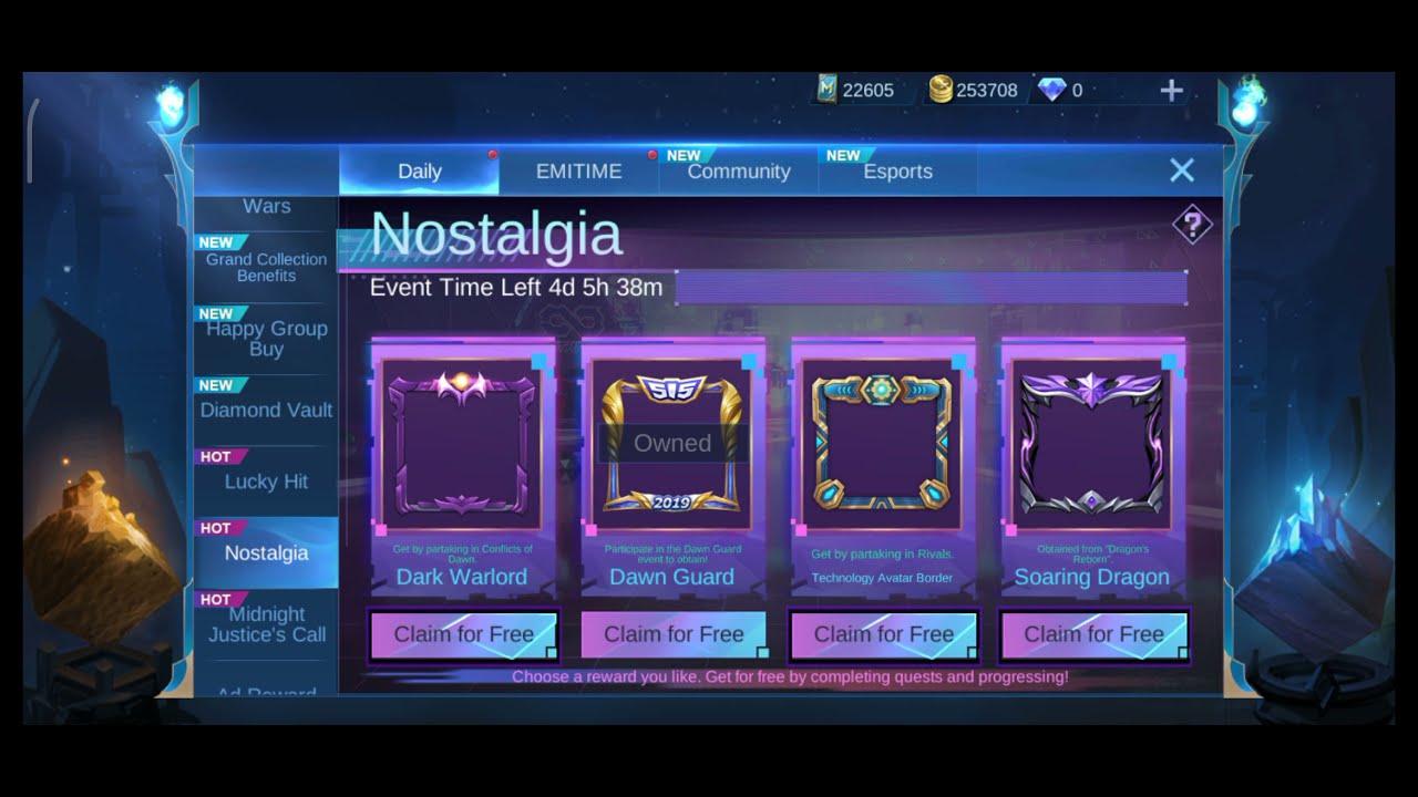 MLBB Event:[Nostalgia:Avatar Border"Soaring Dragon"] - YouTube