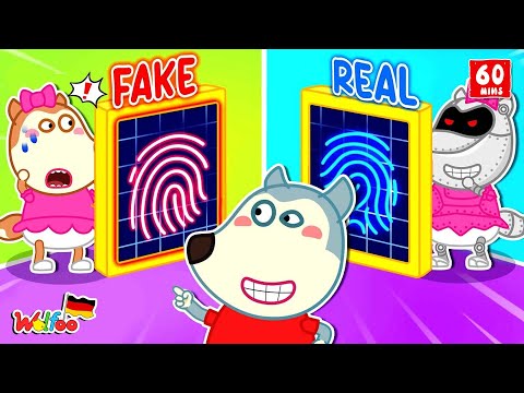 Wolfoo Geschichte 🐺 Hallo Wolfoo ⚡️ Lucy echt vs Falsch - Videos für Kinder