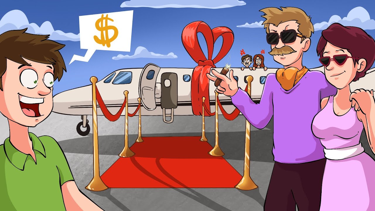 Parents Are Jealous Rich Billionaire Family Wants To Adopt Me - YouTube