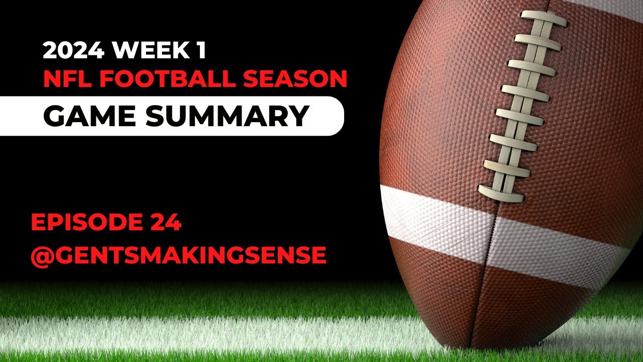 The Exciting Week One NFL Season Takeaway - YouTube