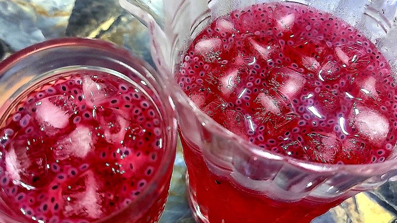 Air Sirap Selasih Yang Sedap Menyegarkan Hilang Dahaga Tak Cukup ...