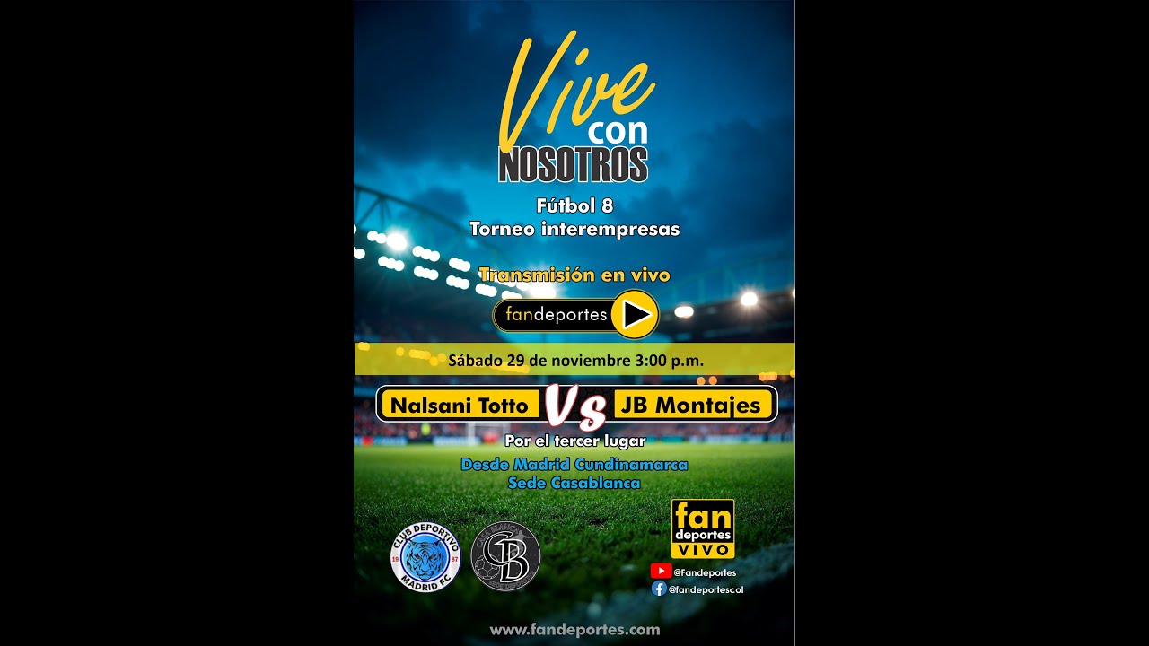Vive con Nosotros: Nalsani Totto vs JB Montajes | Lucha por el Tercer ...