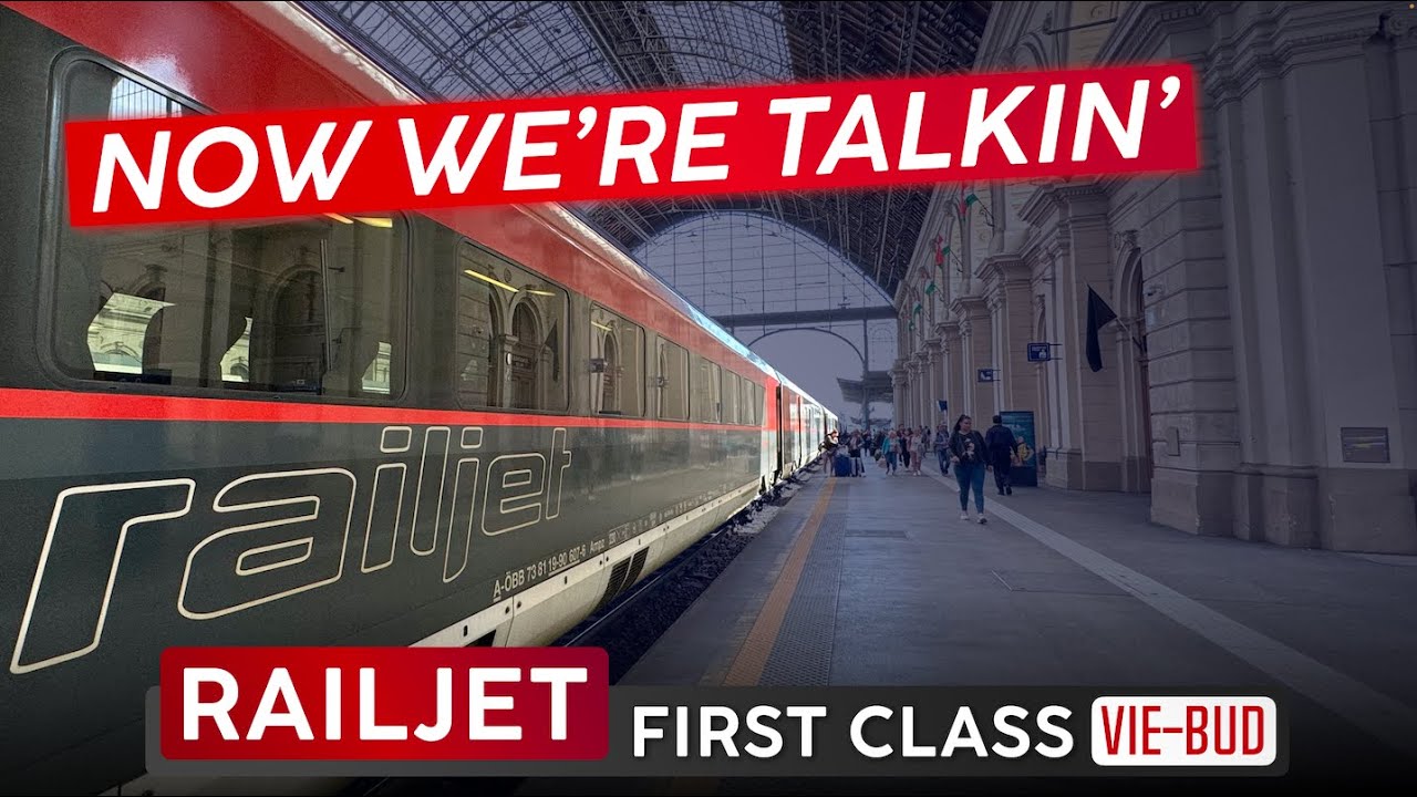 Much MUCH Better! · OBB RAILJET FIRST CLASS 🇦🇹 Vienna - Budapest 🇭🇺 A ...