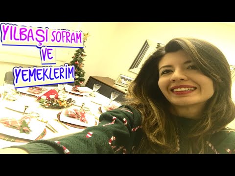 YILBAŞI SOFRAM ,HAZIRLIKLARIM VE YEMEKLERİM🎄🎊😍VLOG