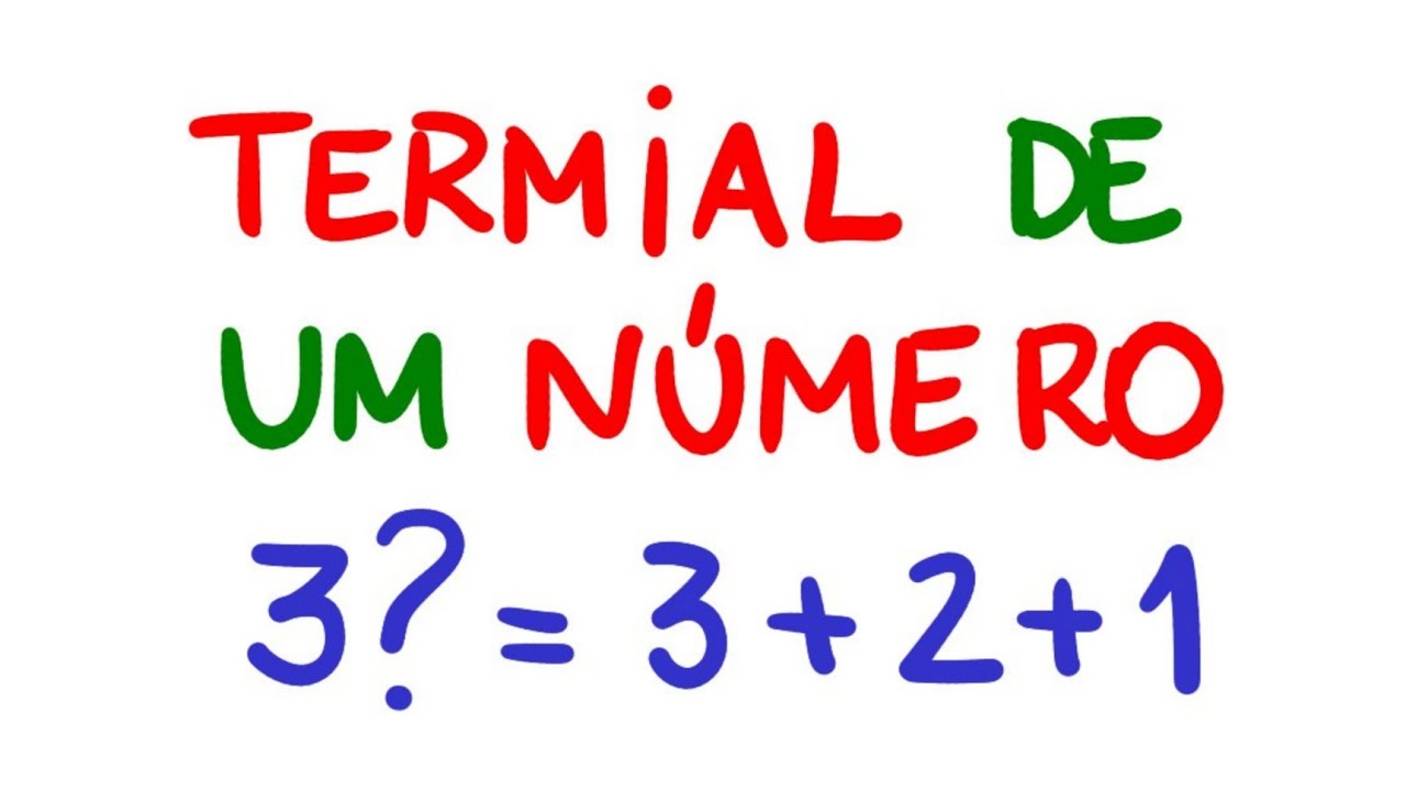 Como Calcular O Termial De Um Número - YouTube