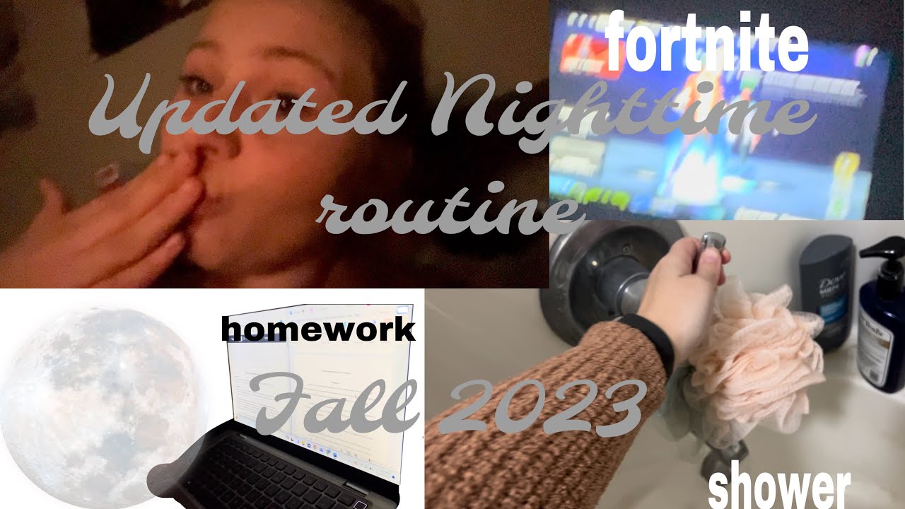 Updated Night Routine: Fall 2023 - YouTube
