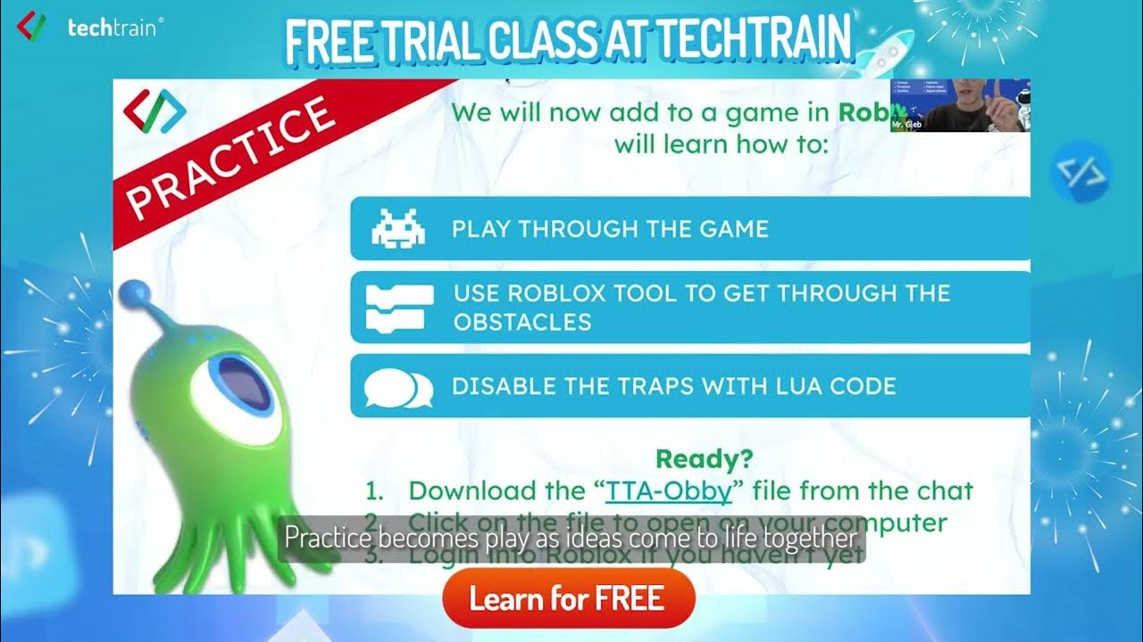 Join TechTrain's FREE Coding Trial Class #codingforkidsfree - YouTube