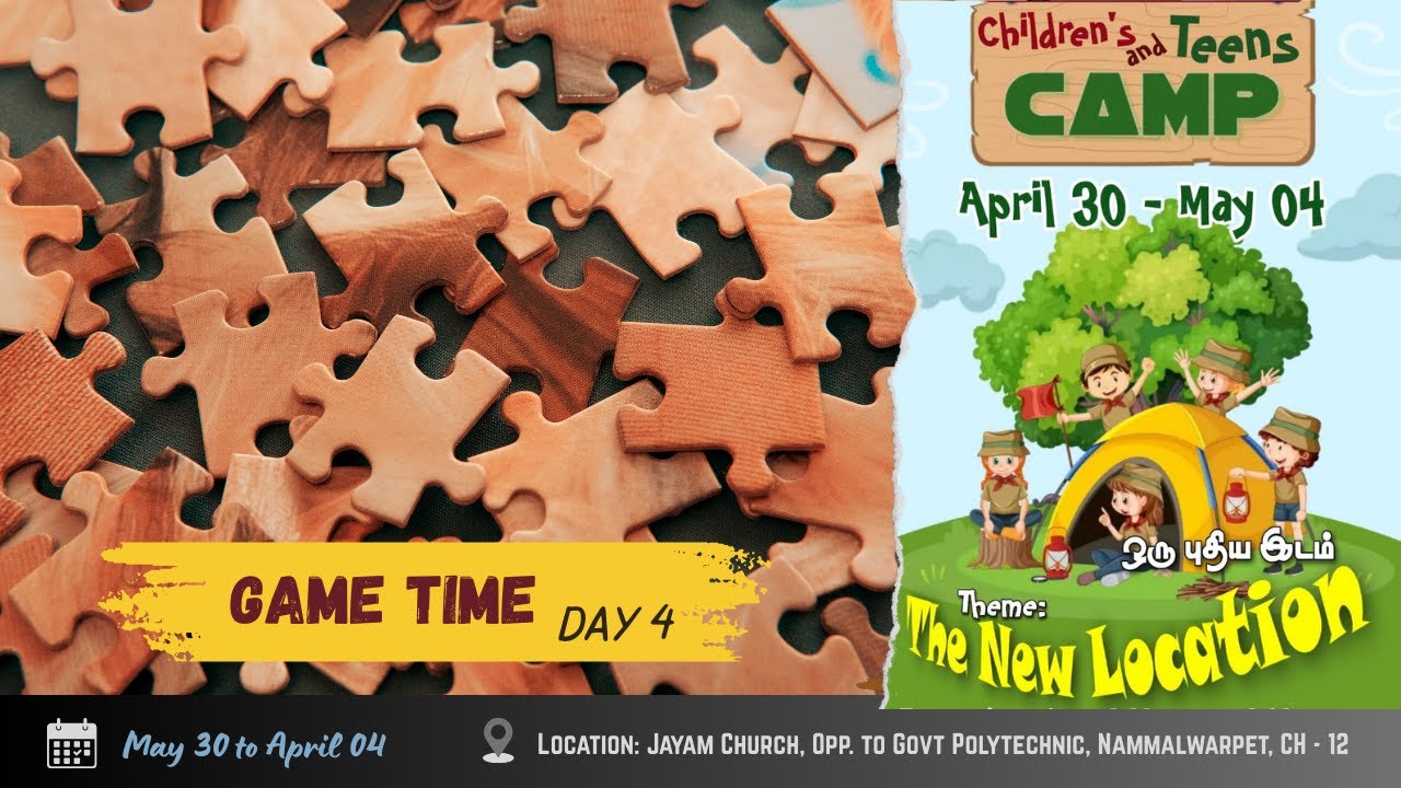 Children's Camp - Day 4 - Game Session - YouTube