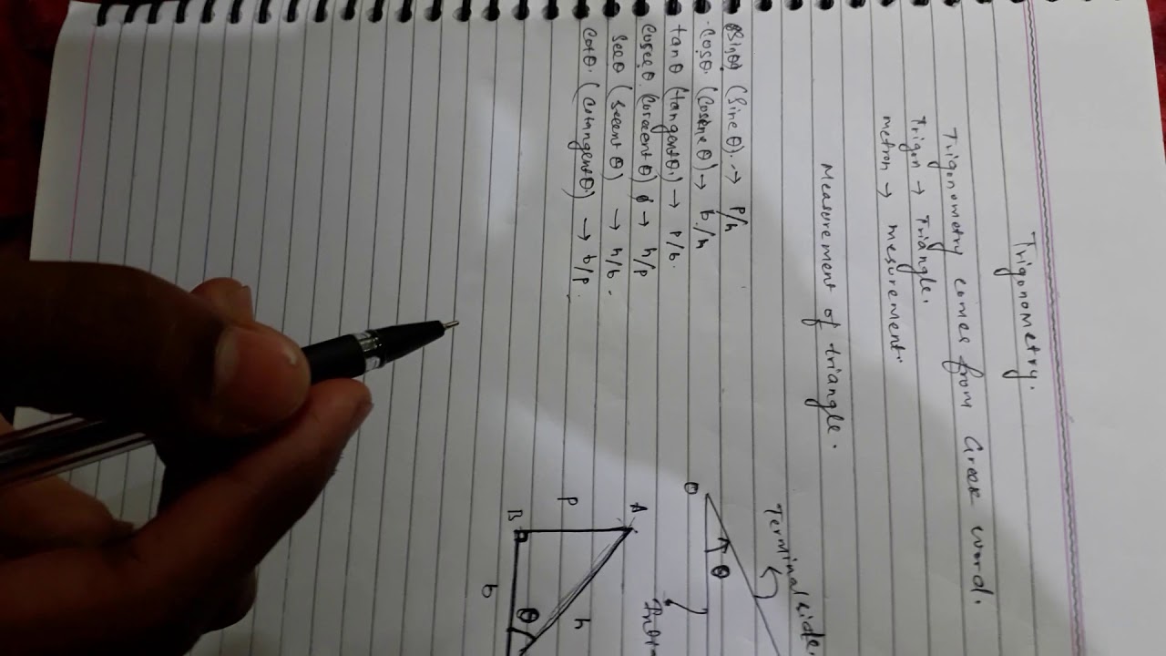 Learn Trigonometry from basic very fast ⚡. Part 1 - YouTube