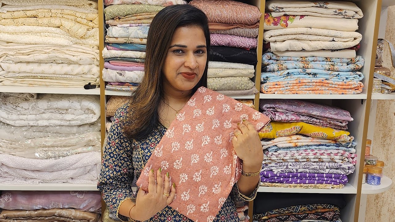 Cotton Accoba printed salwar materials..Rs 1200/- @jeedesigns2023 - YouTube