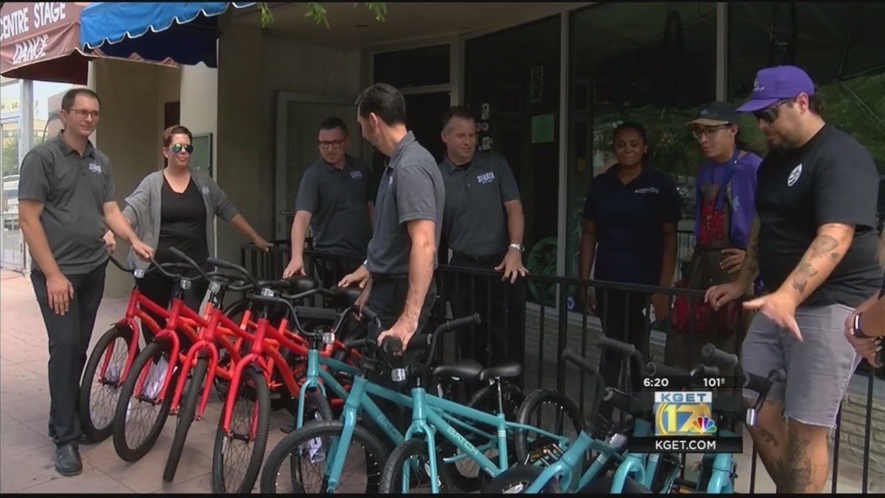 Strata grants wish for Bike Bakersfield - YouTube