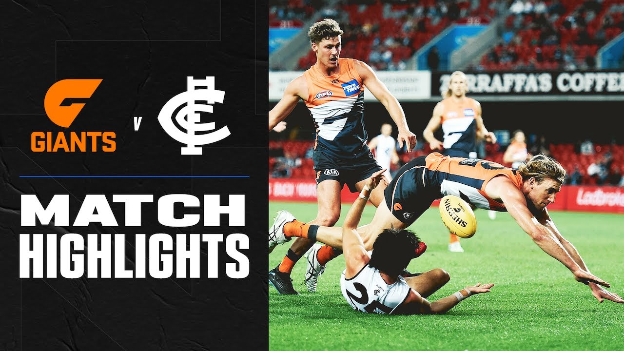 GWS Giants v Carlton Highlights | Round 15, 2020 | AFL - YouTube
